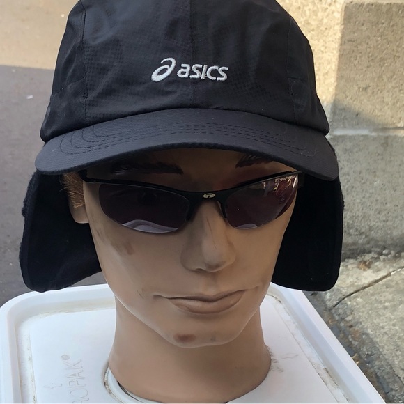 Asics | Accessories | Asics Baseball Caps Winter Hats With Ear Flaps ...